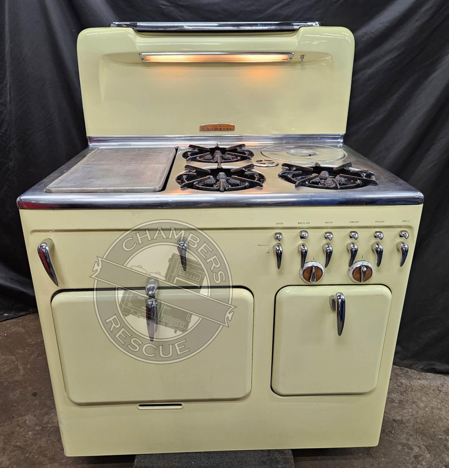 Past Work - Chambers Rescue Vintage Stove Restoration